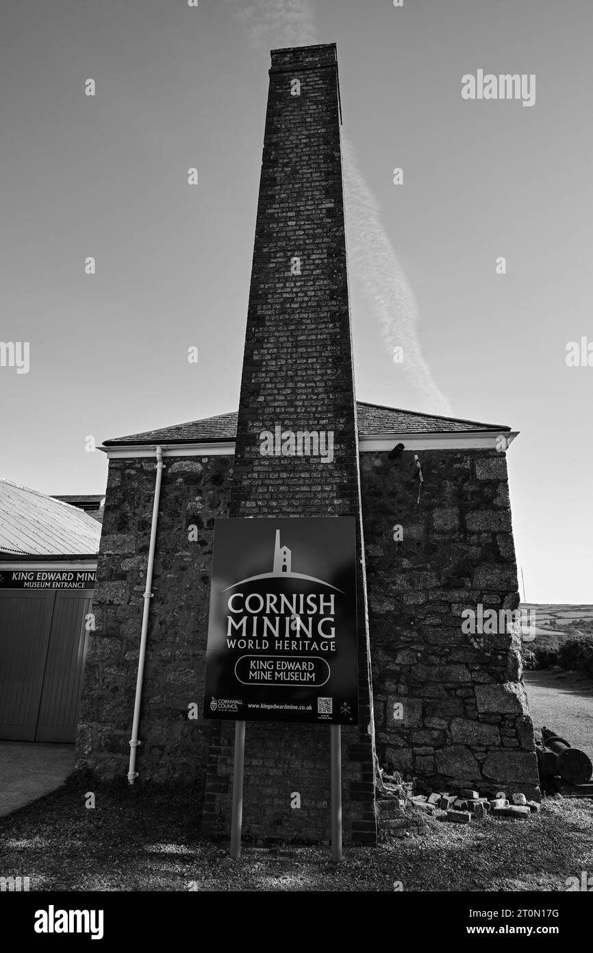 King Edward Mine Museum Cornish Mining World Heritage Stock Photo - Alamy