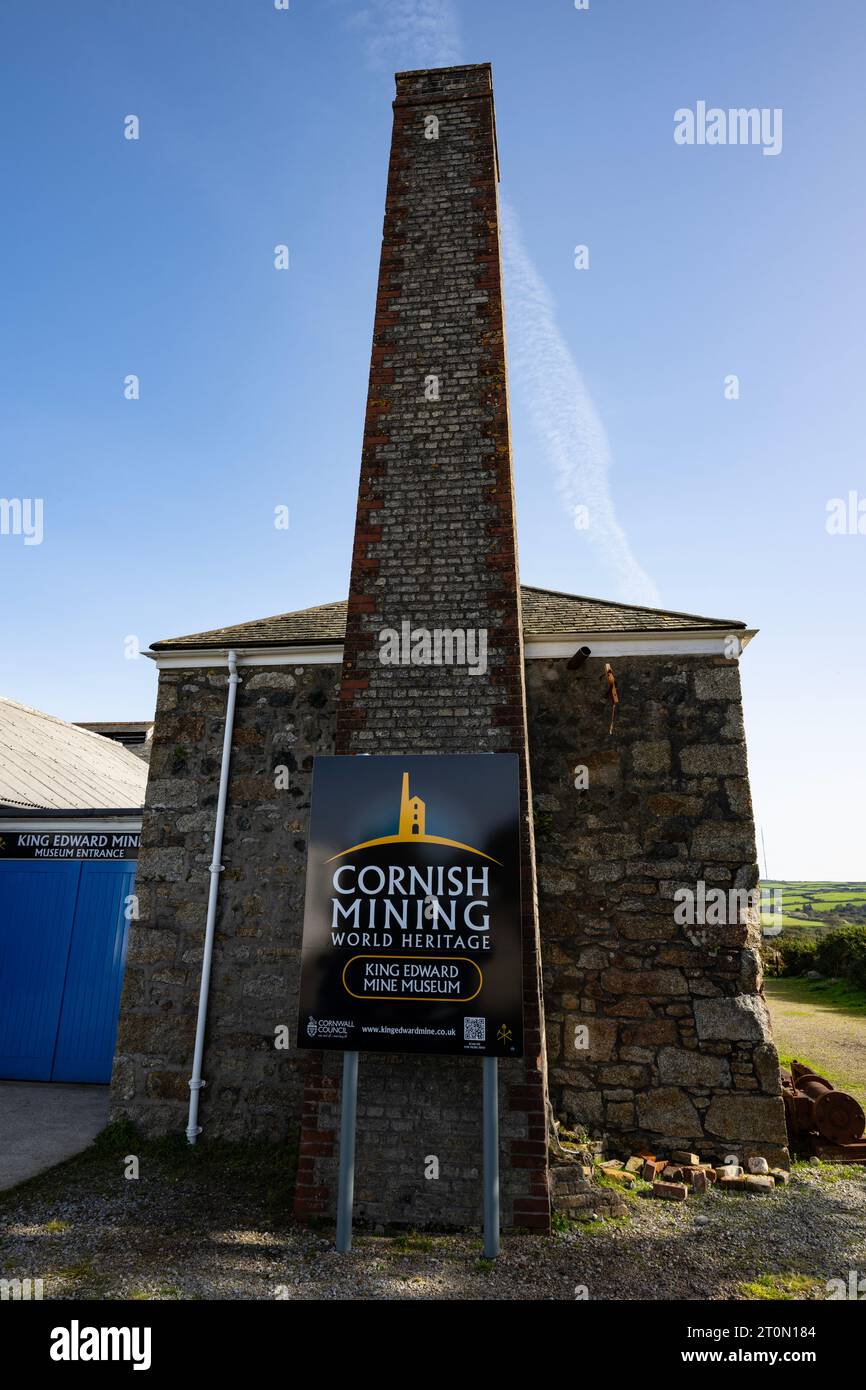 King Edward Mine Museum Cornish Mining World Heritage Stock Photo - Alamy