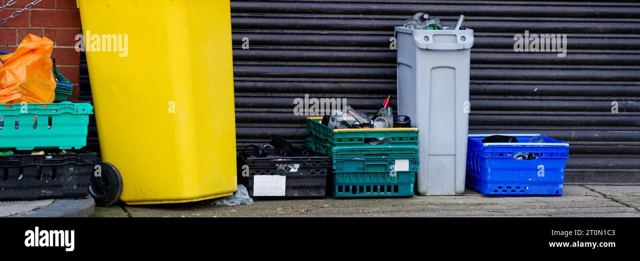 Rubbish and waste increasing, uncollected due to workers strike Stock ...