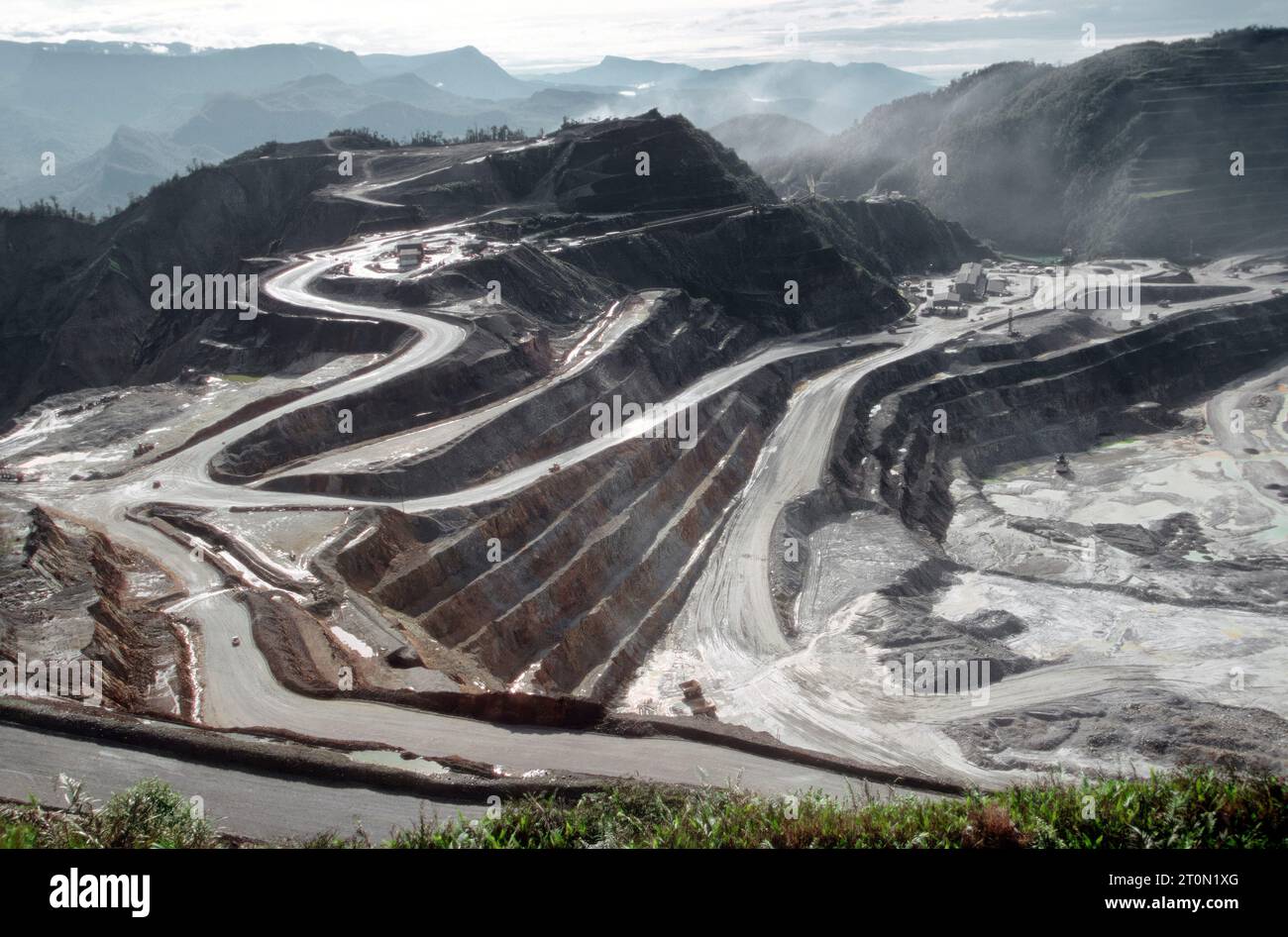 Papua New Guinea: Ok-Tedi Copper mine near Tabubil Stock Photo - Alamy
