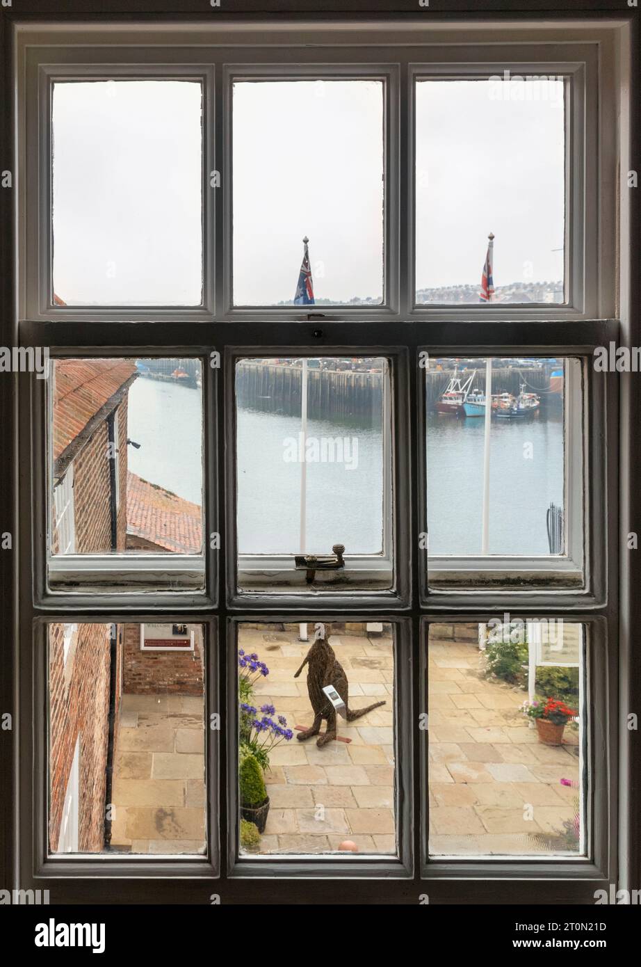 Captain Cook museum in Whitby, a seaside town in Yorkshire, northern ...