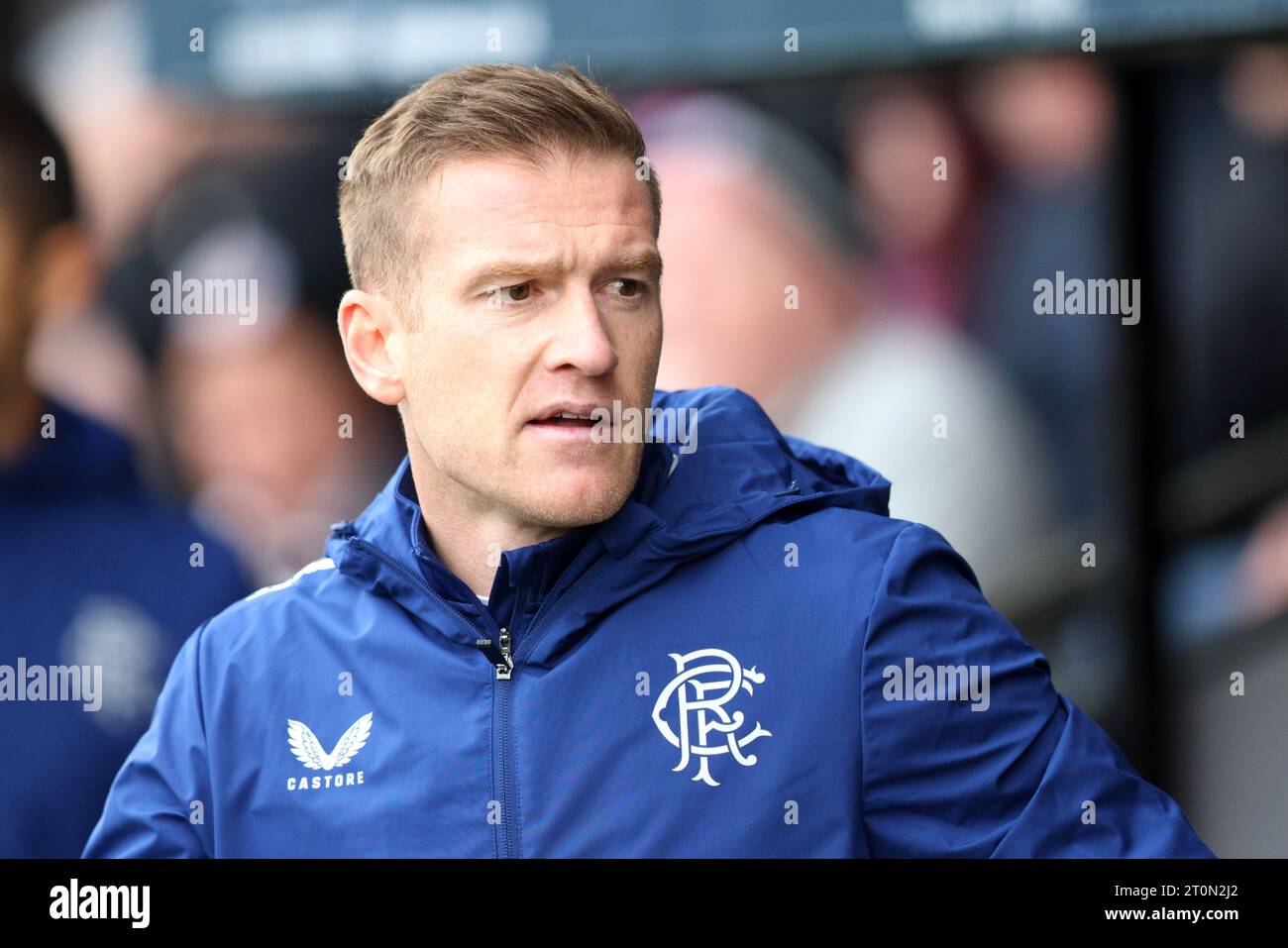 Rangers interim manager Steven Davis before the cinch Premiership match ... Rangers interim manager Steven Davis before the cinch Premiership match ...