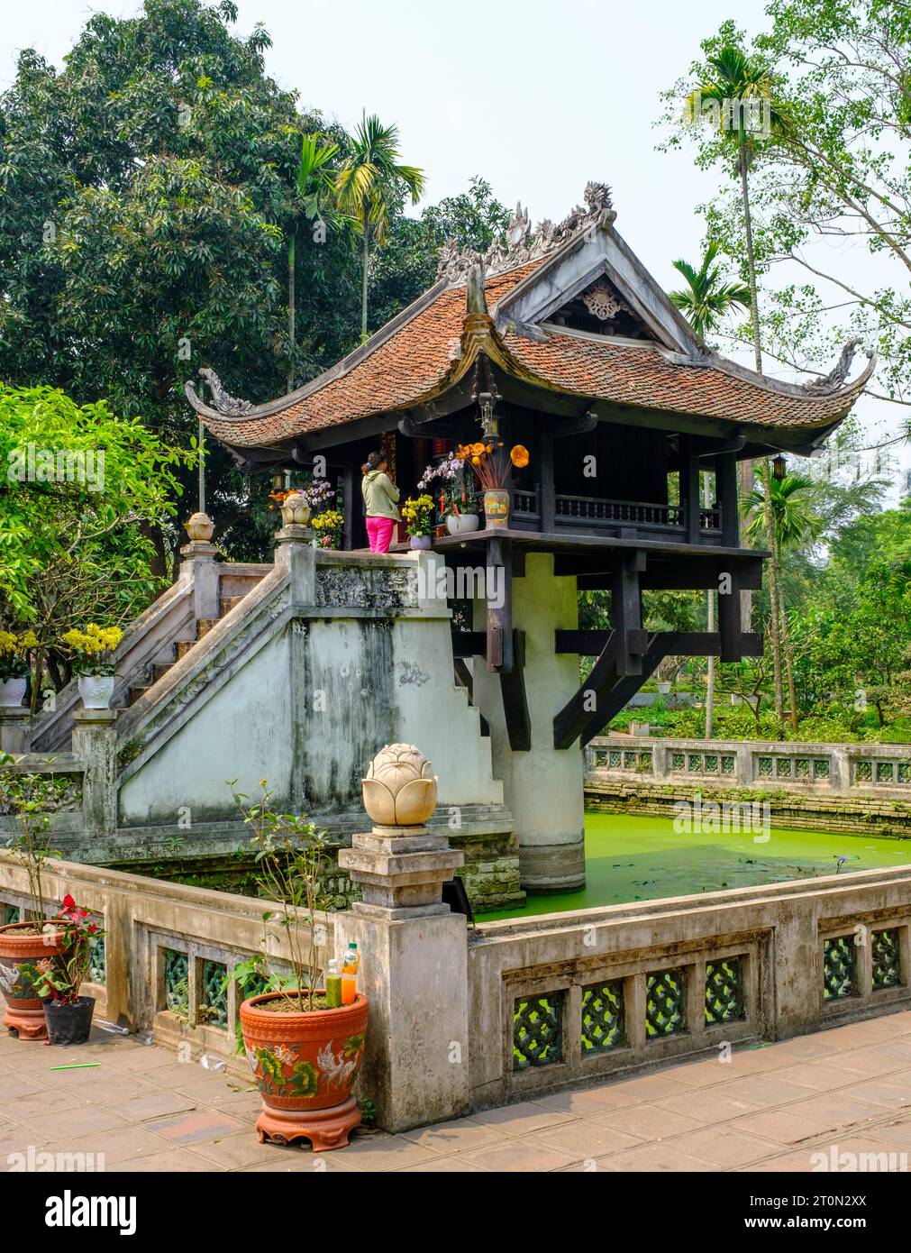 Hanoi, Vietnam. One Pillar Pagoda Stock Photo - Alamy