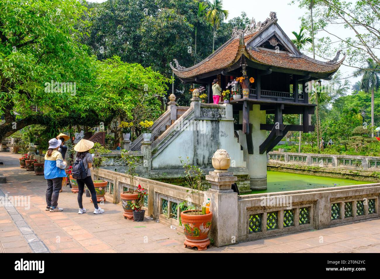 Hanoi, Vietnam. One Pillar Pagoda Stock Photo - Alamy