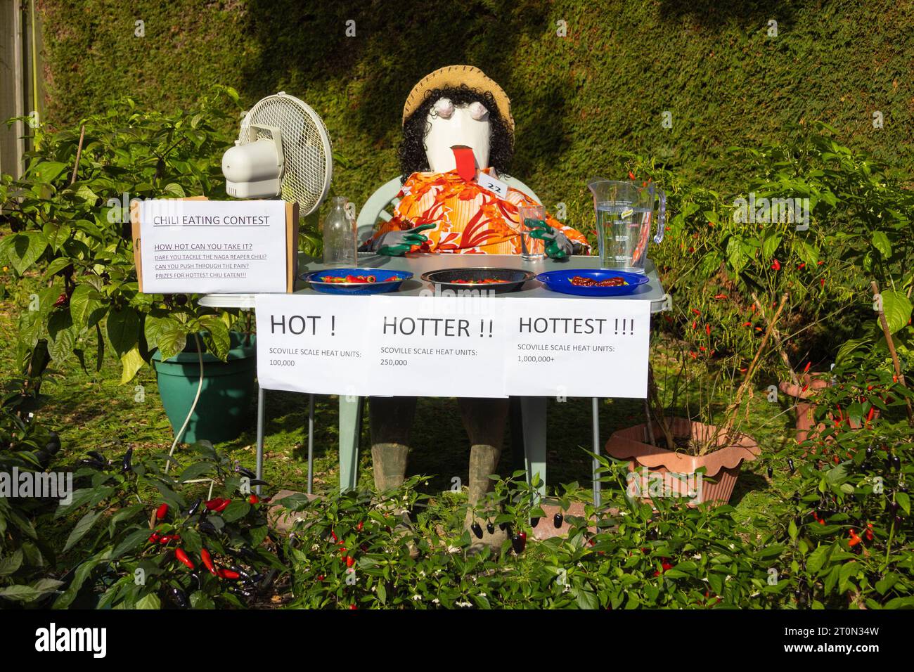 Hamstreet, Kent, UK. 8th Oct, 2023. The annual scarecrow trail is ...
