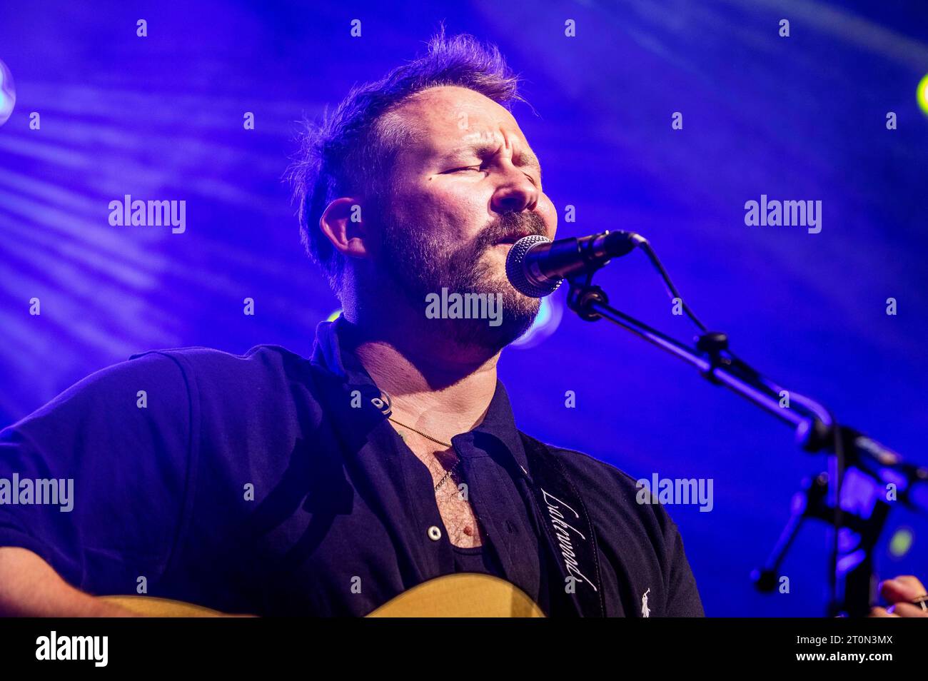 Florian Künstler live bei einem Konzert im Alten Schlachthof. Dresden ...
