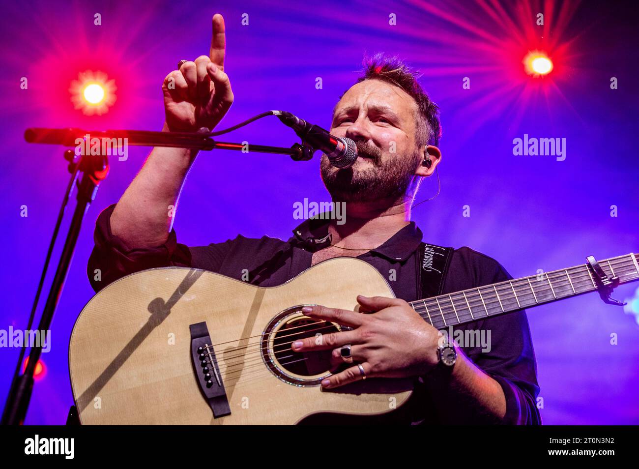 Florian Künstler live bei einem Konzert im Alten Schlachthof. Dresden ...