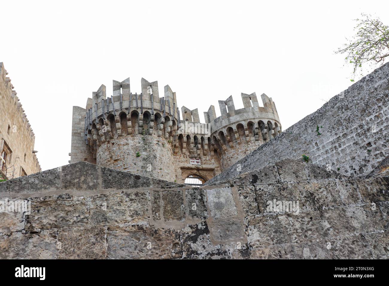View of the Top Battlement of the Palace of the Grand Master of the ...