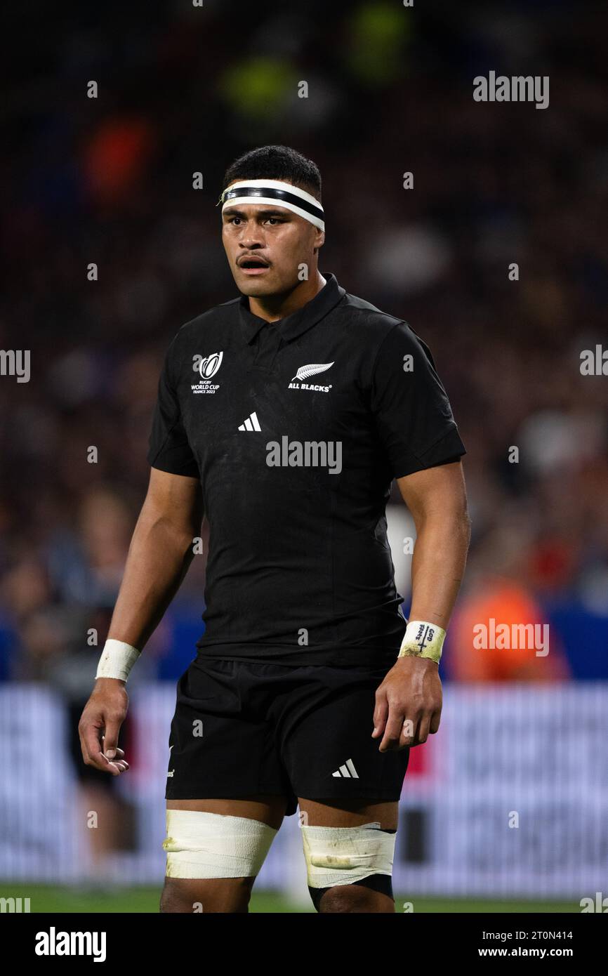 Tupou Vaa'i (NZL) during the 2023 Rugby World Cup Pool A match between ...