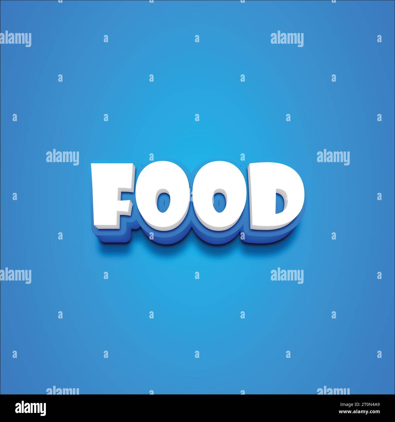 Food advertising sign on Stock Vector Images - Alamy