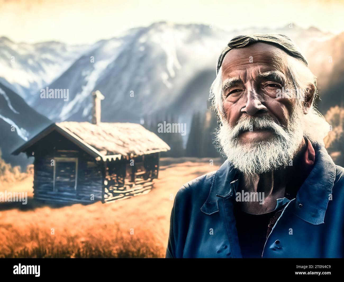 Old man alone in house hi-res stock photography and images - Alamy