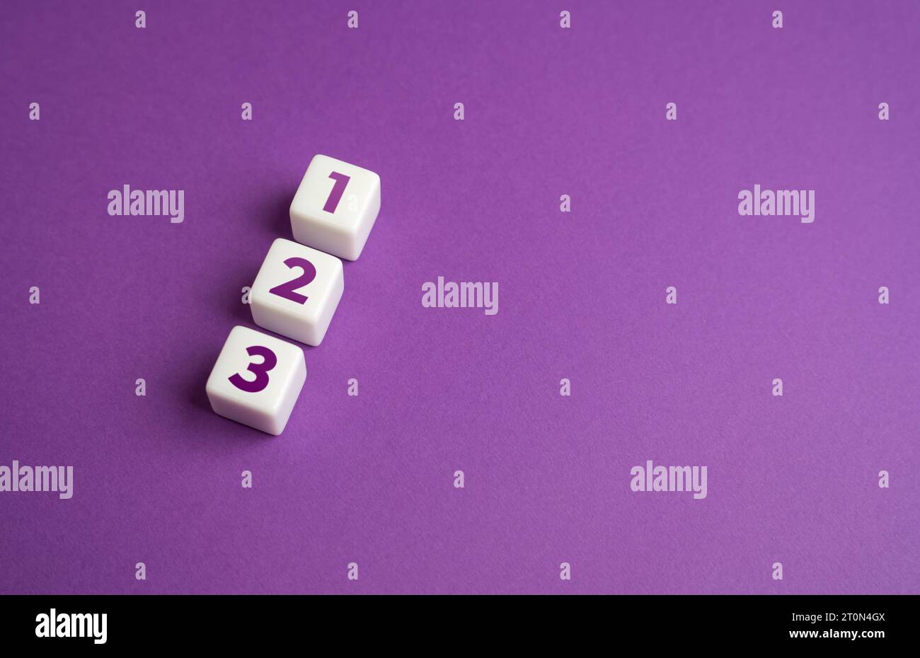 Three items. Passing the steps according to the instructions. On the ...