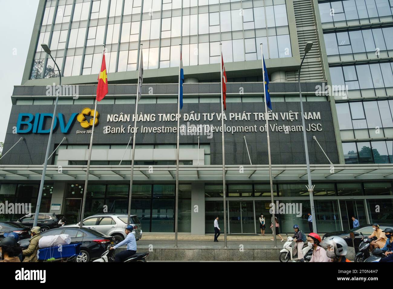 Hanoi, Vietnam. BIDV: Bank for Investment and Development Vietnam Stock ...