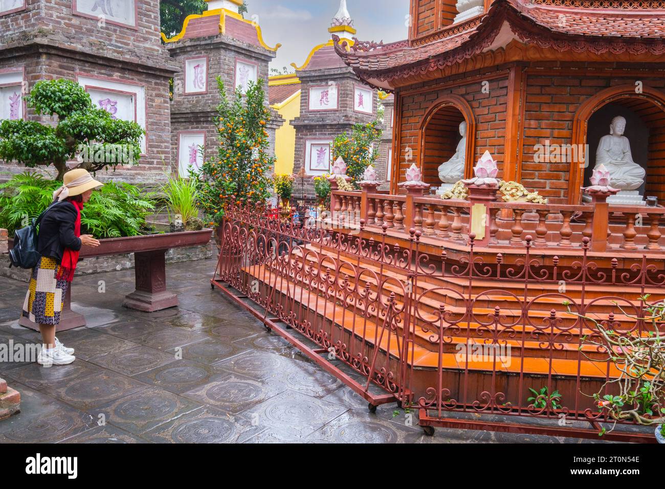 Hanoi, Vietnam. Tran Quoc Pagoda, Oldest Buddhist Temple in Hanoi ...