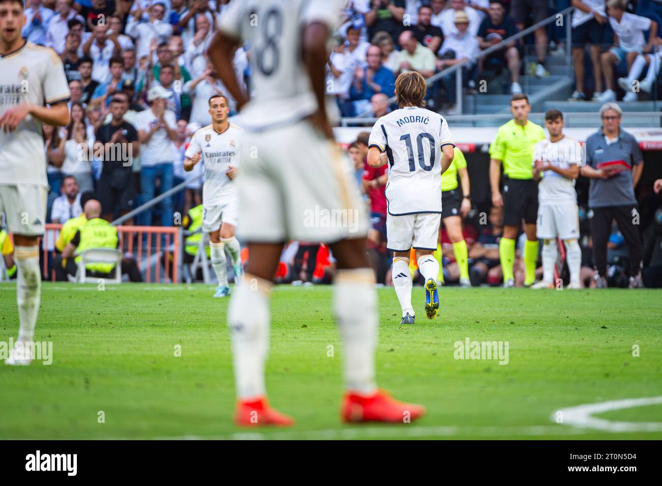 Madrid, Madrid, Spain. 7th Oct, 2023. Luka Modric (Real Madrid) is ...
