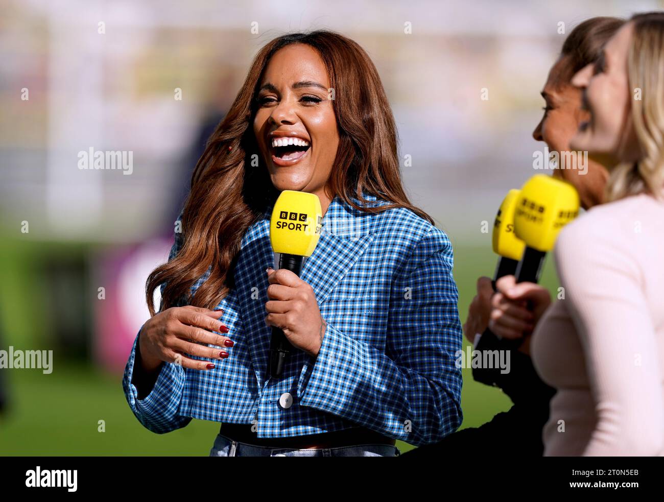 BBC Sport pundit Alex Scott ahead of the Barclays Women's Super League ...
