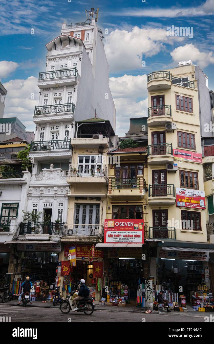 Hanoi, Vietnam. Architecture. Property Taxes based on Frontage Length ...