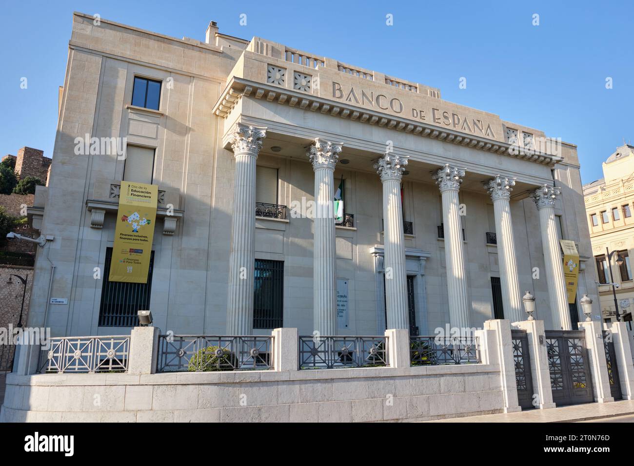 Facade banco de espana building hi-res stock photography and images - Alamy