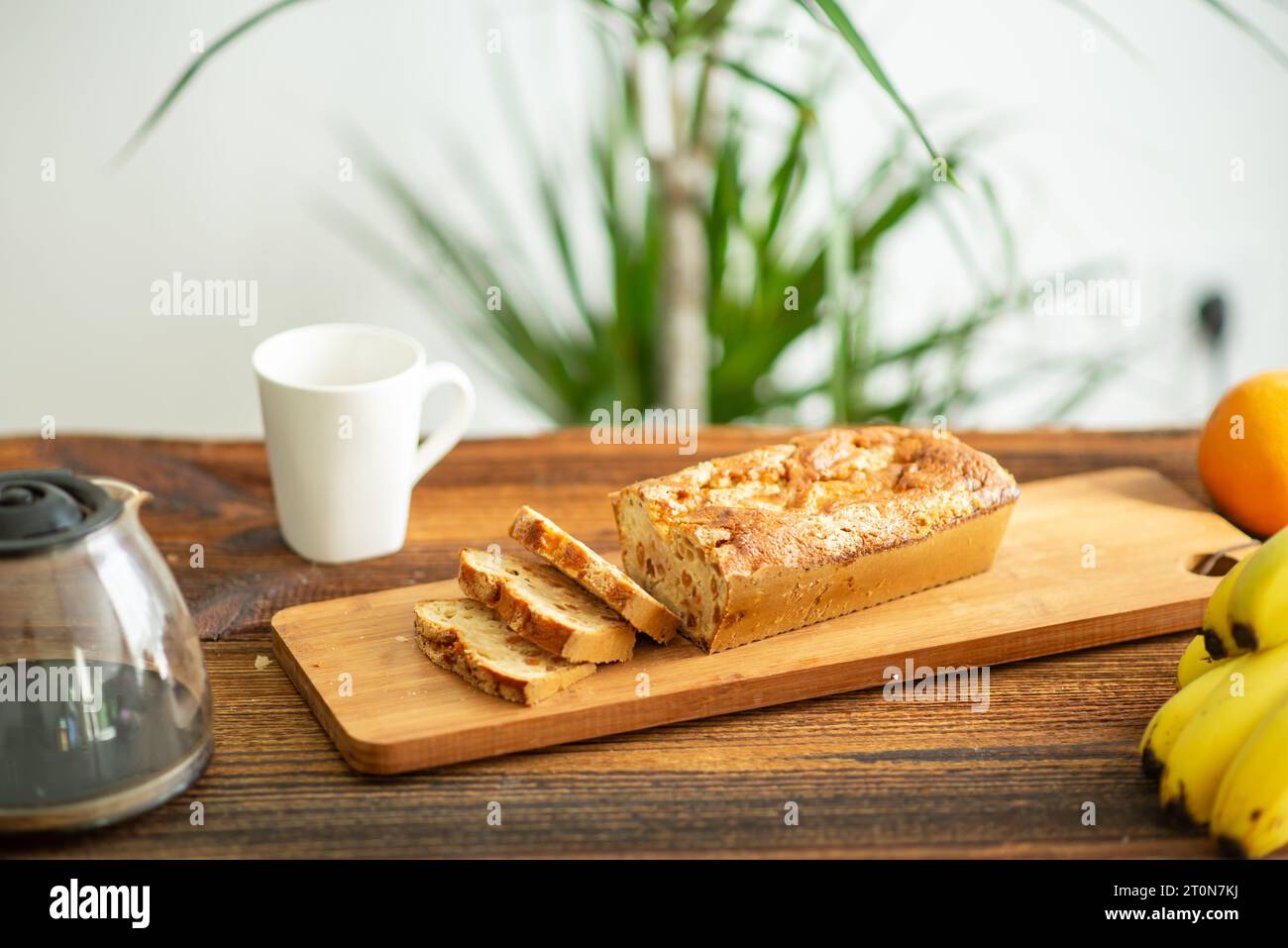 Homemade raisin muffin cut hi-res stock photography and images - Alamy