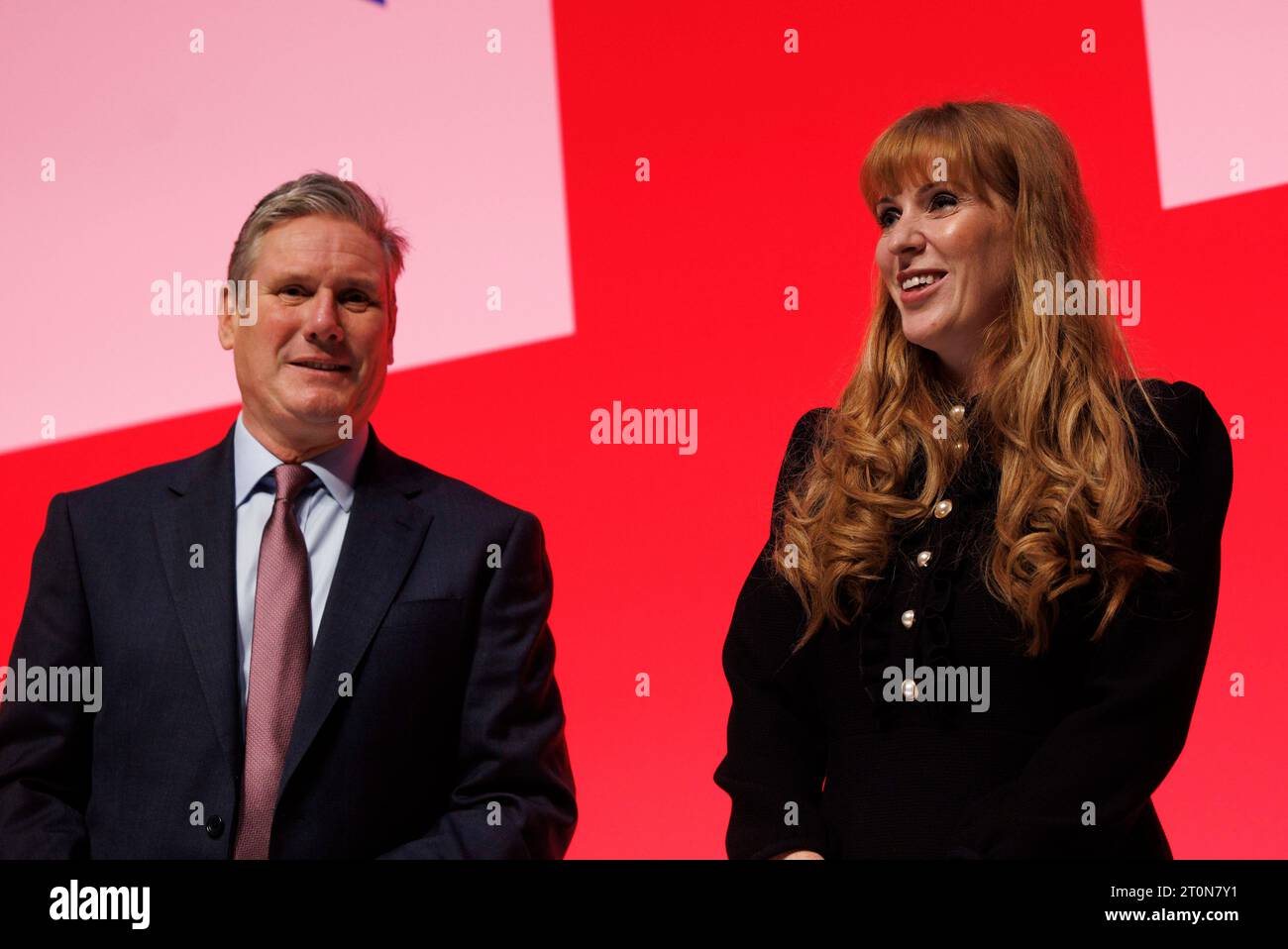 Liverpool, UK. 8th Oct, 2023. Deputy Leader of the Labour Party and ...