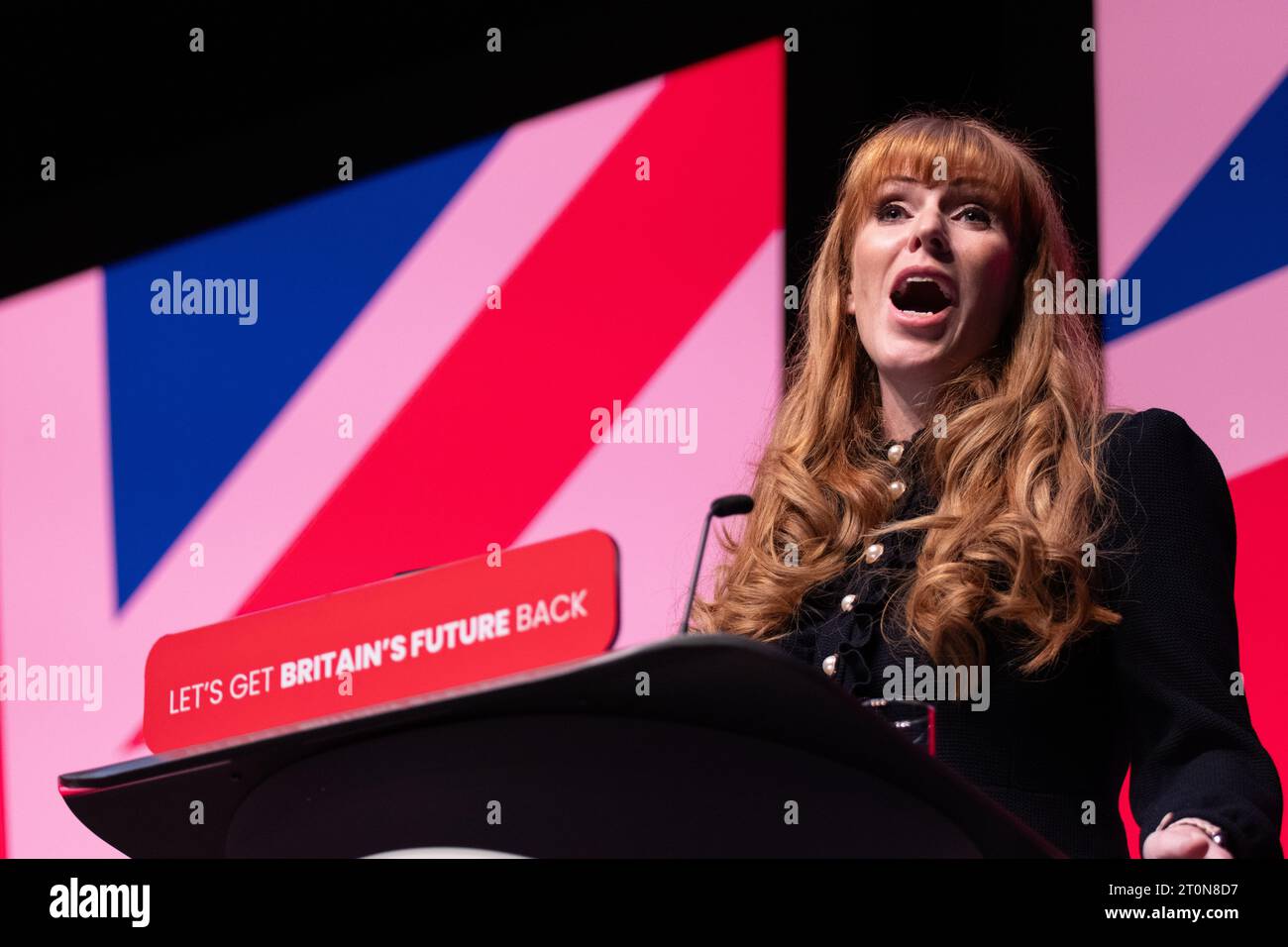 Liverpool, UK. 8th Oct, 2023.Angela Rayner Deputy Leader, Shadow Deputy ...