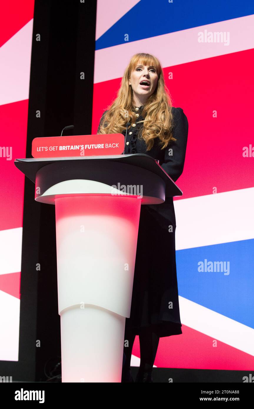 Angela Rayner Speech At Labour Conference Hi res Stock Photography And