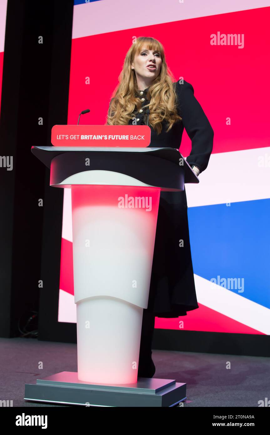 Angela Rayner Speech At Labour Conference Hi res Stock Photography And