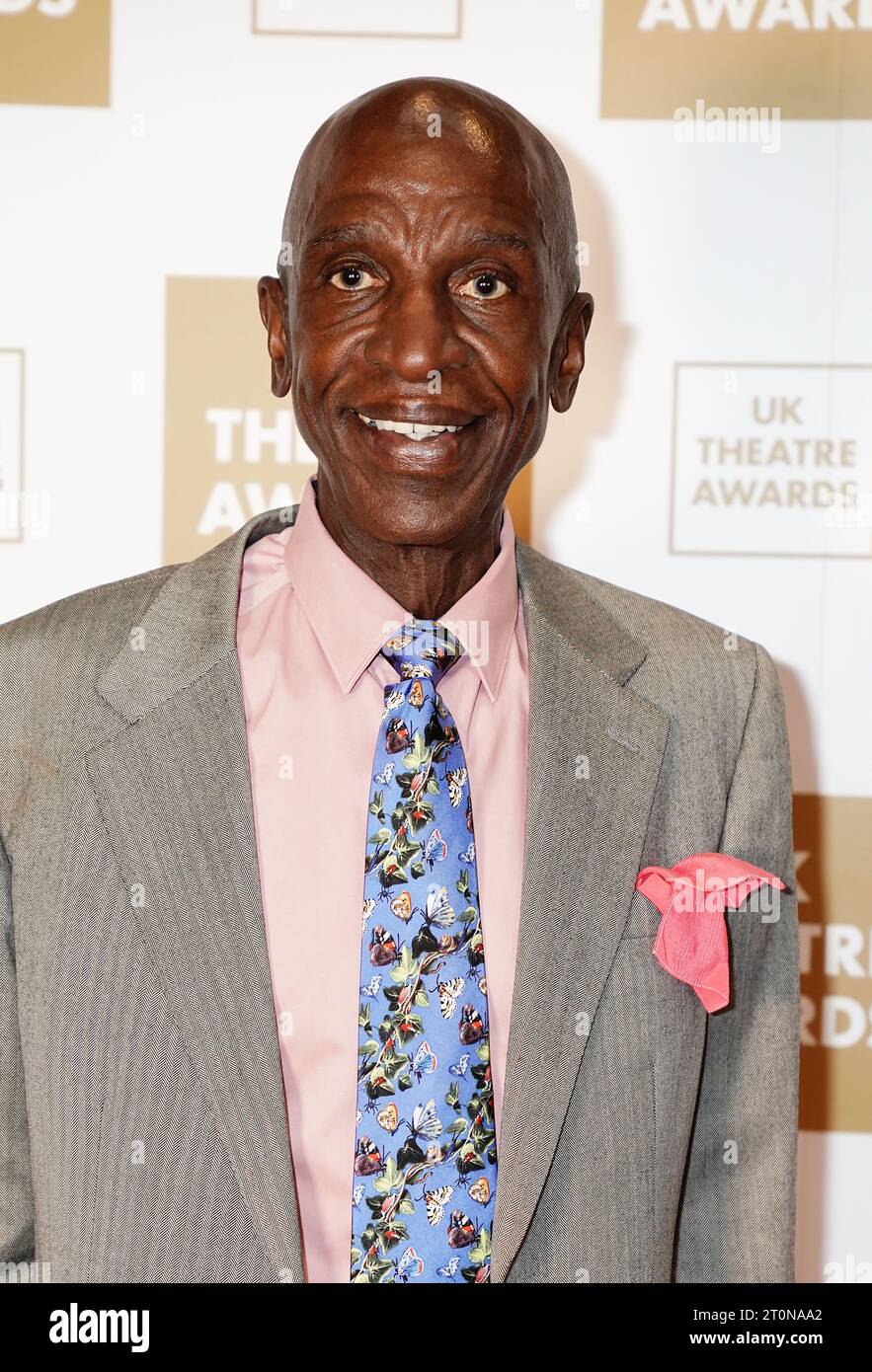 Ewart James Walters arrives for the UK Theatre Awards at the Guildhall ...