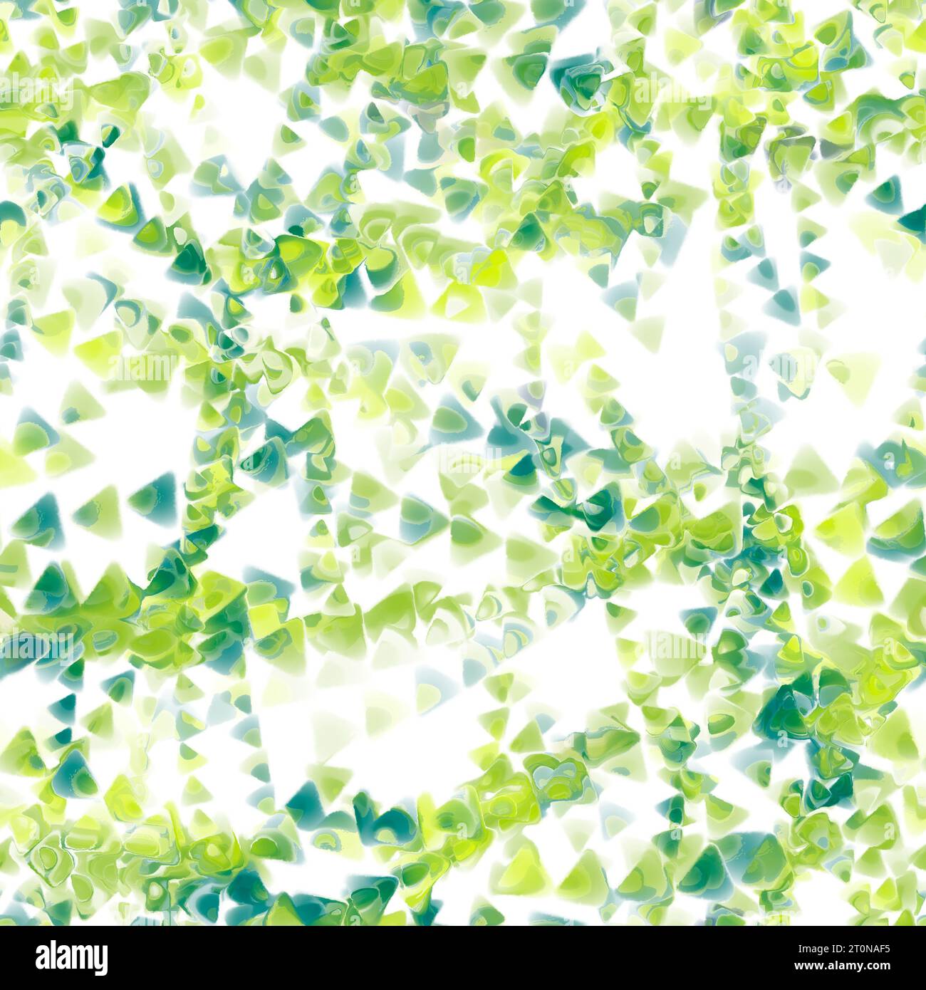 Multiple triangles seamless pattern. Garland of triangles. Blue and ...