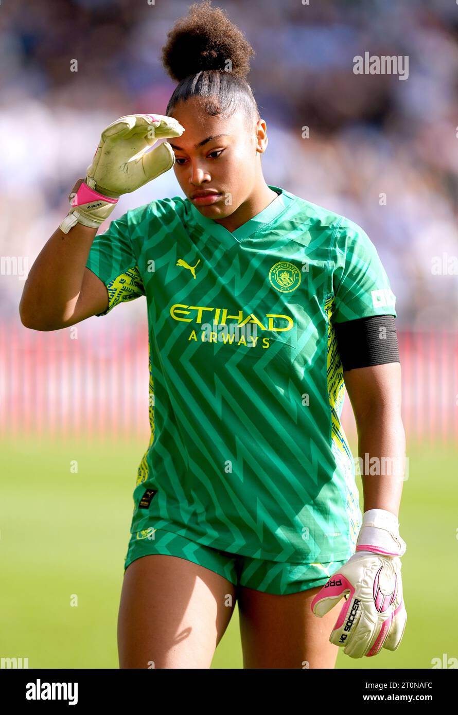 Manchester City goalkeeper Khiara Keating during the Barclays Women's ...