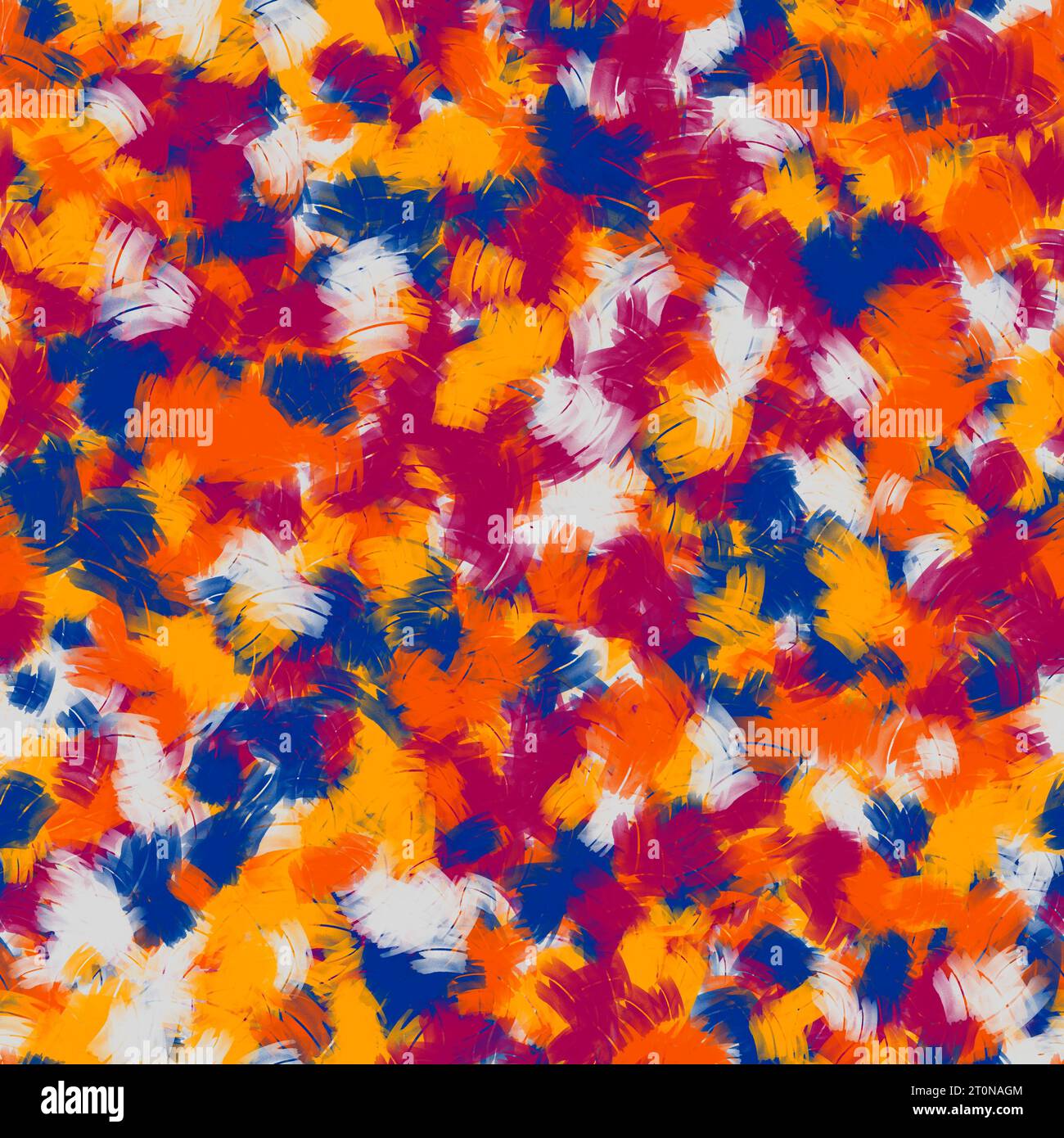 Multicolored random brush strokes. Feathers imitation. Red, yellow ...