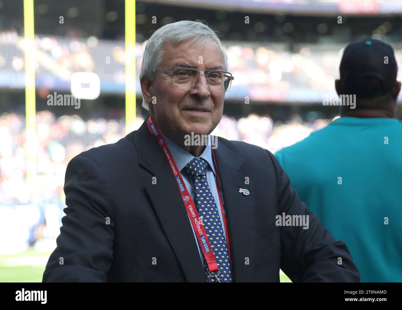 Buffalo Bills owner Terry Pegula prior to the NFL international match ...