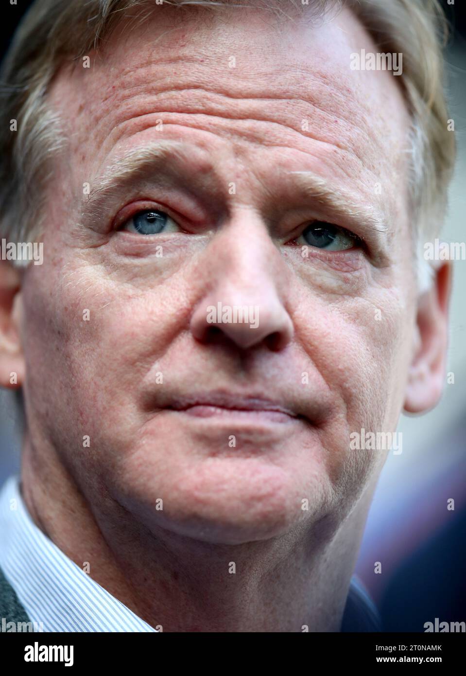 NFL Commissioner Roger Goodell prior to the NFL international match at ...