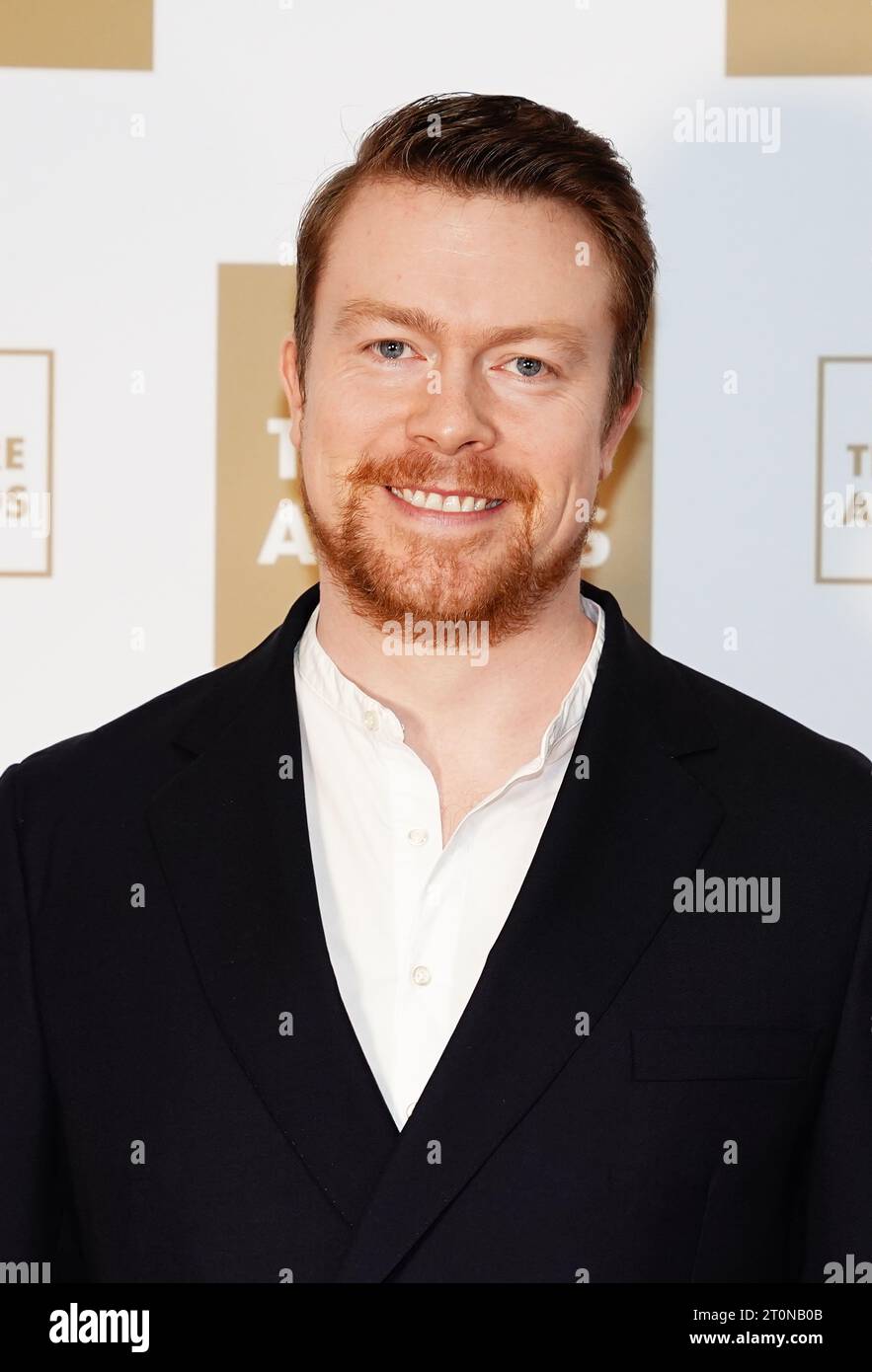 Daniel Rigby arrives for the UK Theatre Awards at the Guildhall, in the ...