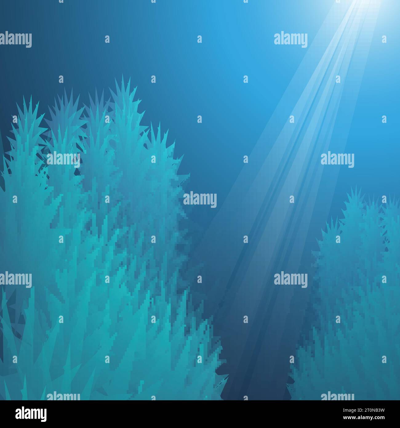 Deep Sea - Blue Abstract Background Design Stock Vector Image & Art - Alamy