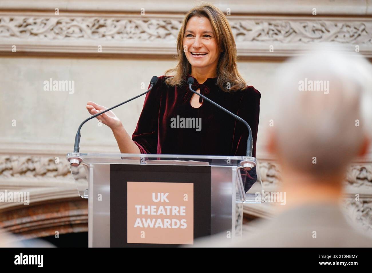 Secretary of State for Culture, Media and Sport Lucy Frazer speaking at ...