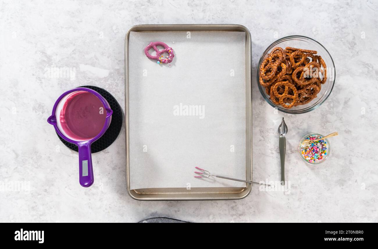 Mermaid pretzel twists Stock Photo - Alamy