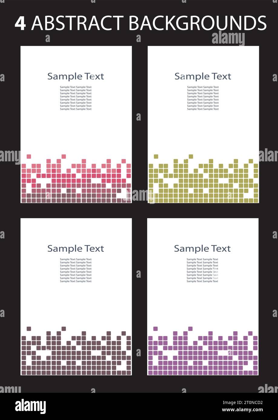4 Abstract backgrounds Stock Vector Image & Art - Alamy