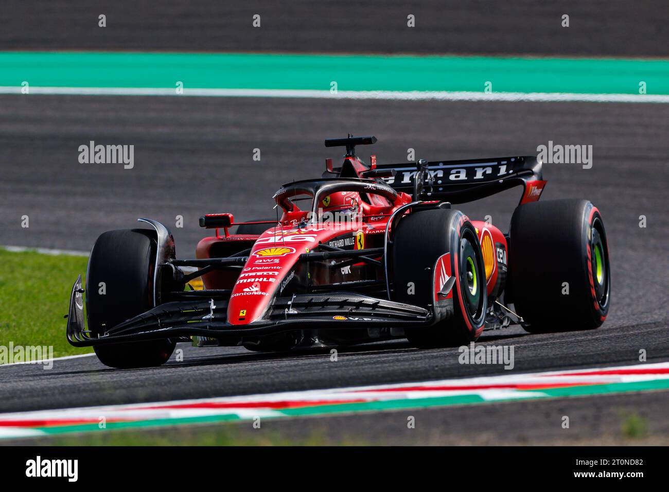 Suzuka Grand Prix Circuit, 9 October 2023: Charles Leclerc (MCO) of ...