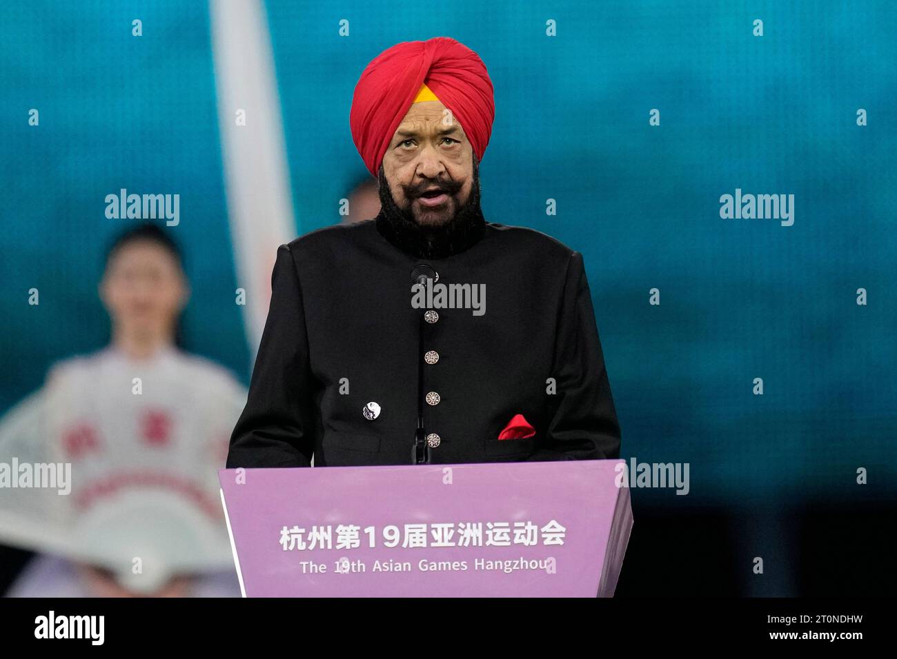 Acting President of the Olympic Council of Asia Raja Randhir Singh ...