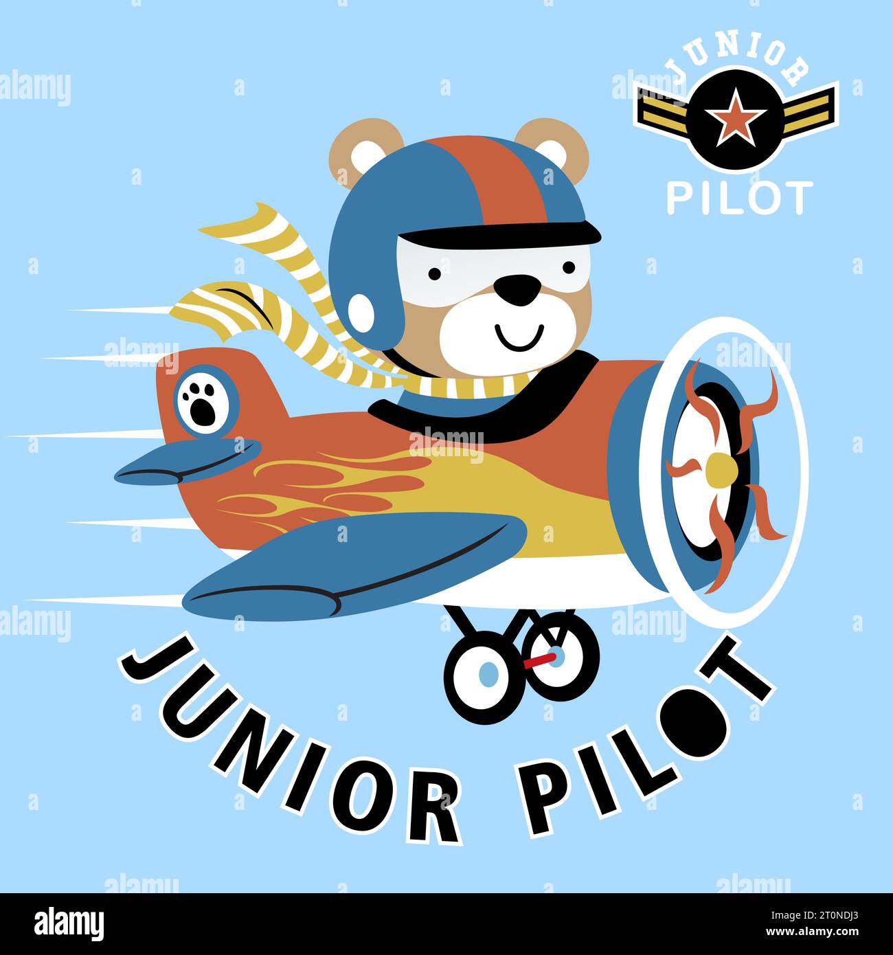 Cartoon character on airplane hi-res stock photography and images - Alamy