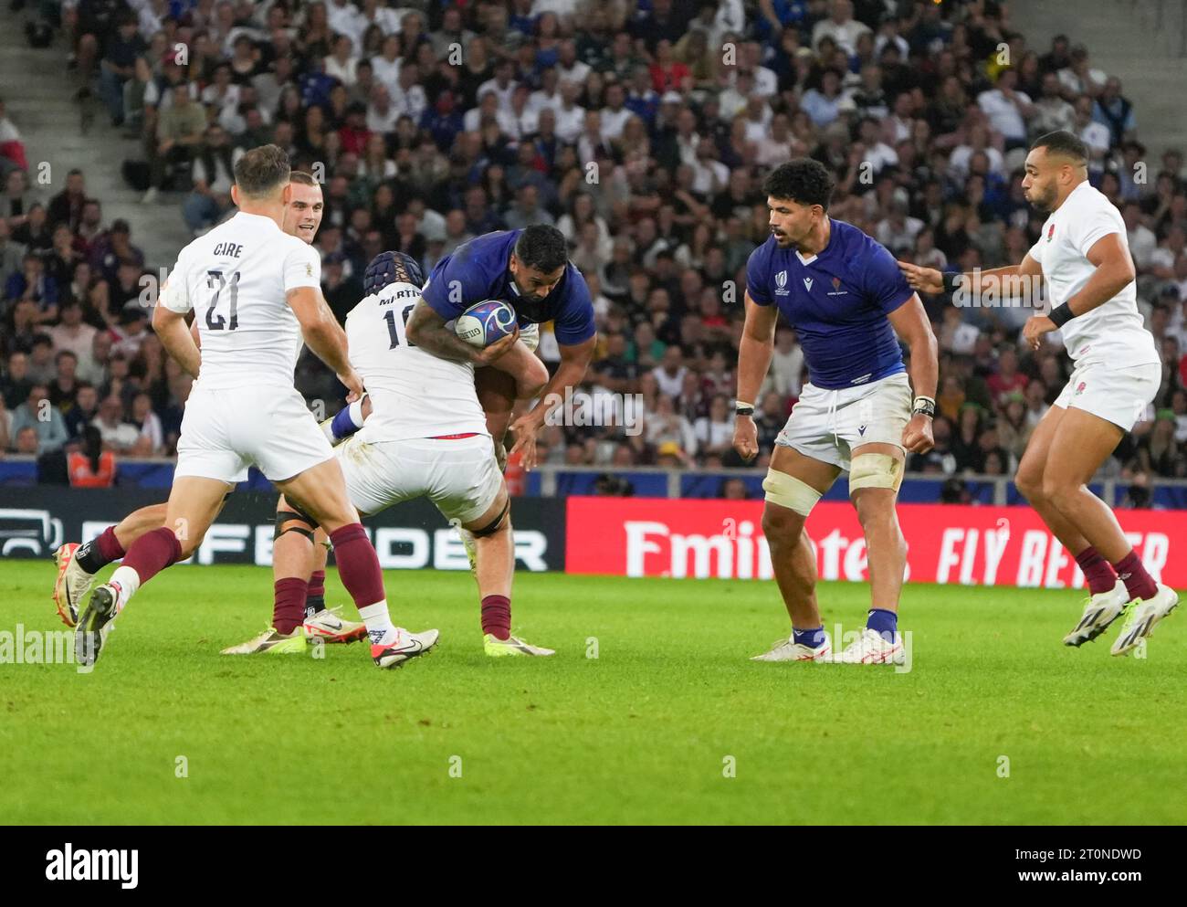 George Martin , Joe Marchant , Danny Care of England and Theo McFarland ...