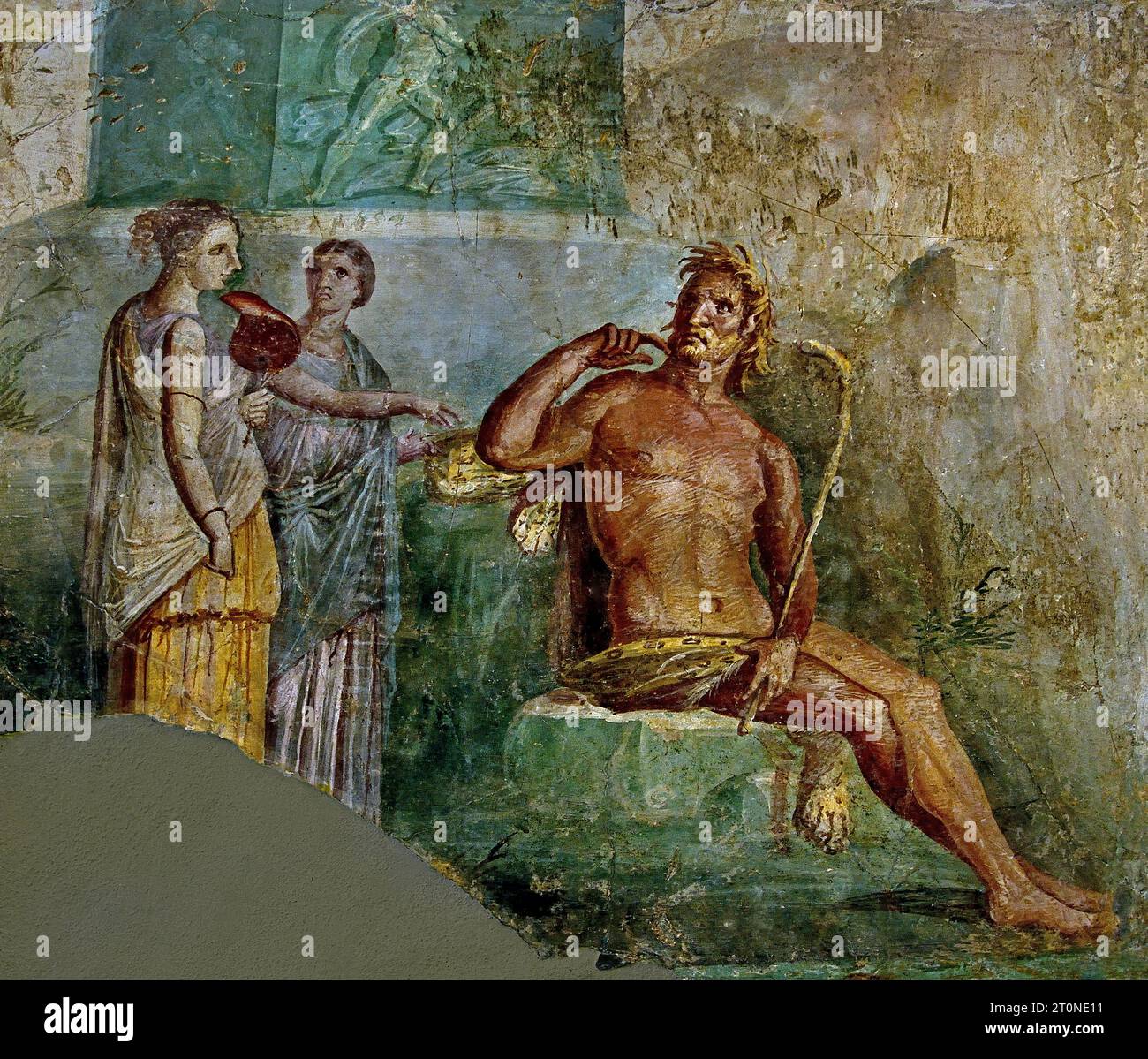 Fresco Pompeii Roman City is located near Naples in the Campania region ...