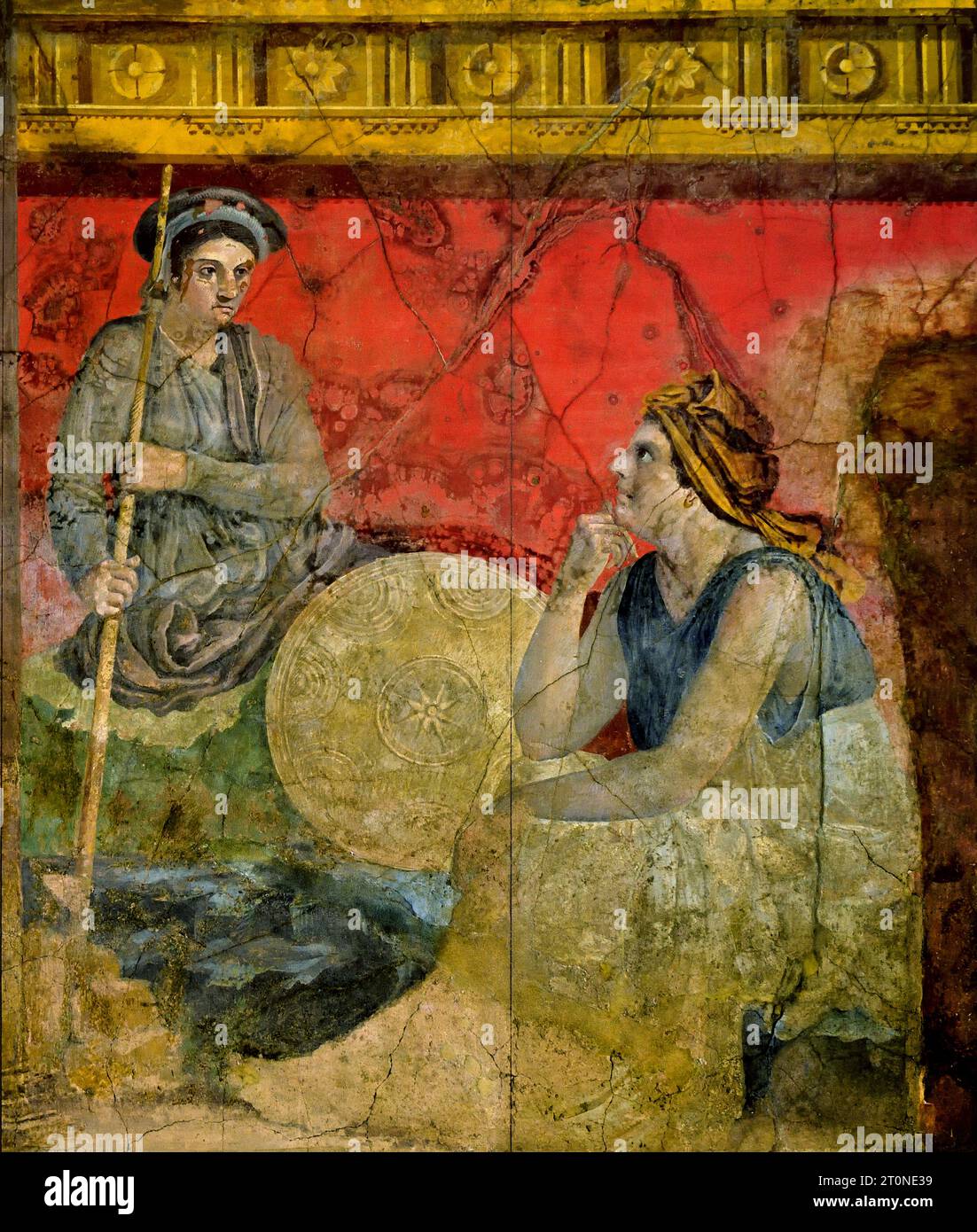 Fresco Pompeii Roman City is located near Naples in the Campania region ...