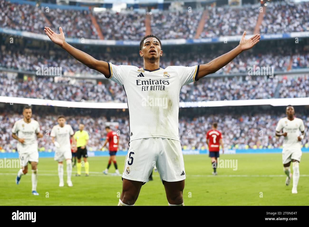 Jude bellingham real madrid celebration hi-res stock photography and ...
