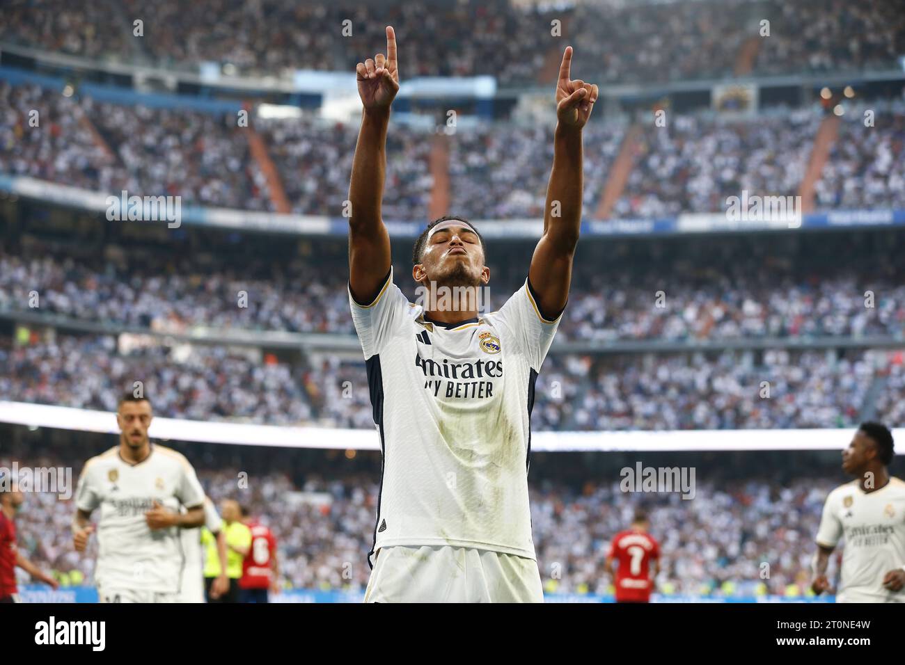 Jude bellingham real madrid celebration hi-res stock photography and ...