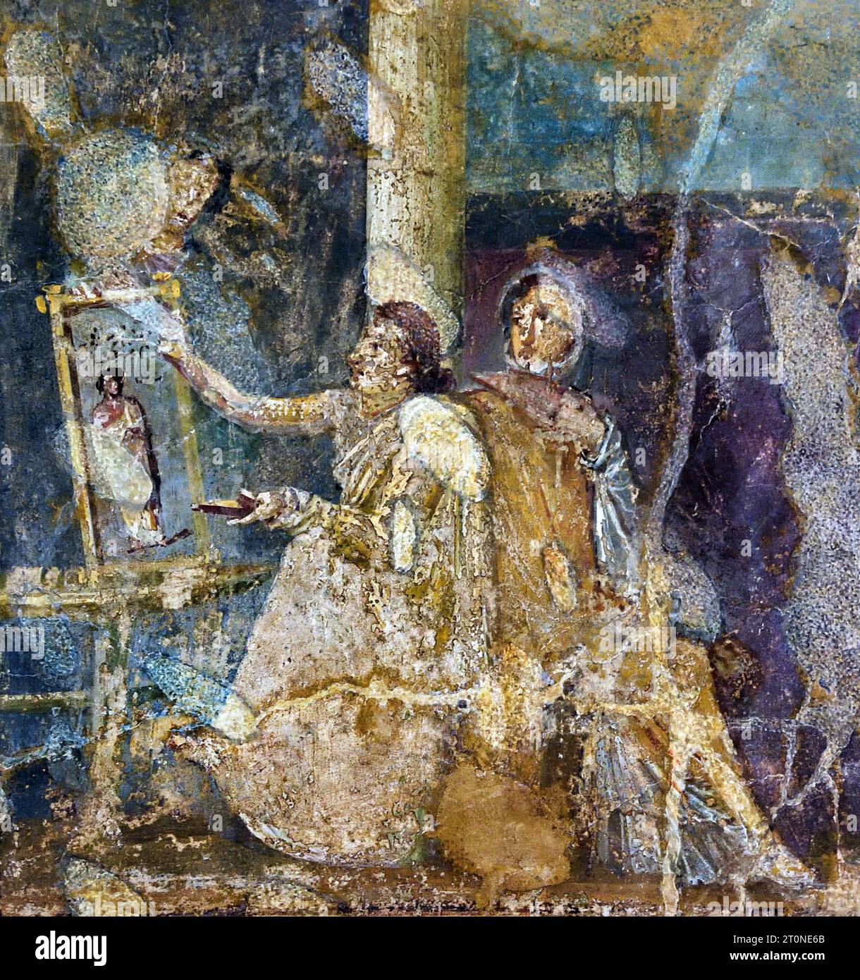 Fresco Pompeii Roman City is located near Naples in the Campania region ...