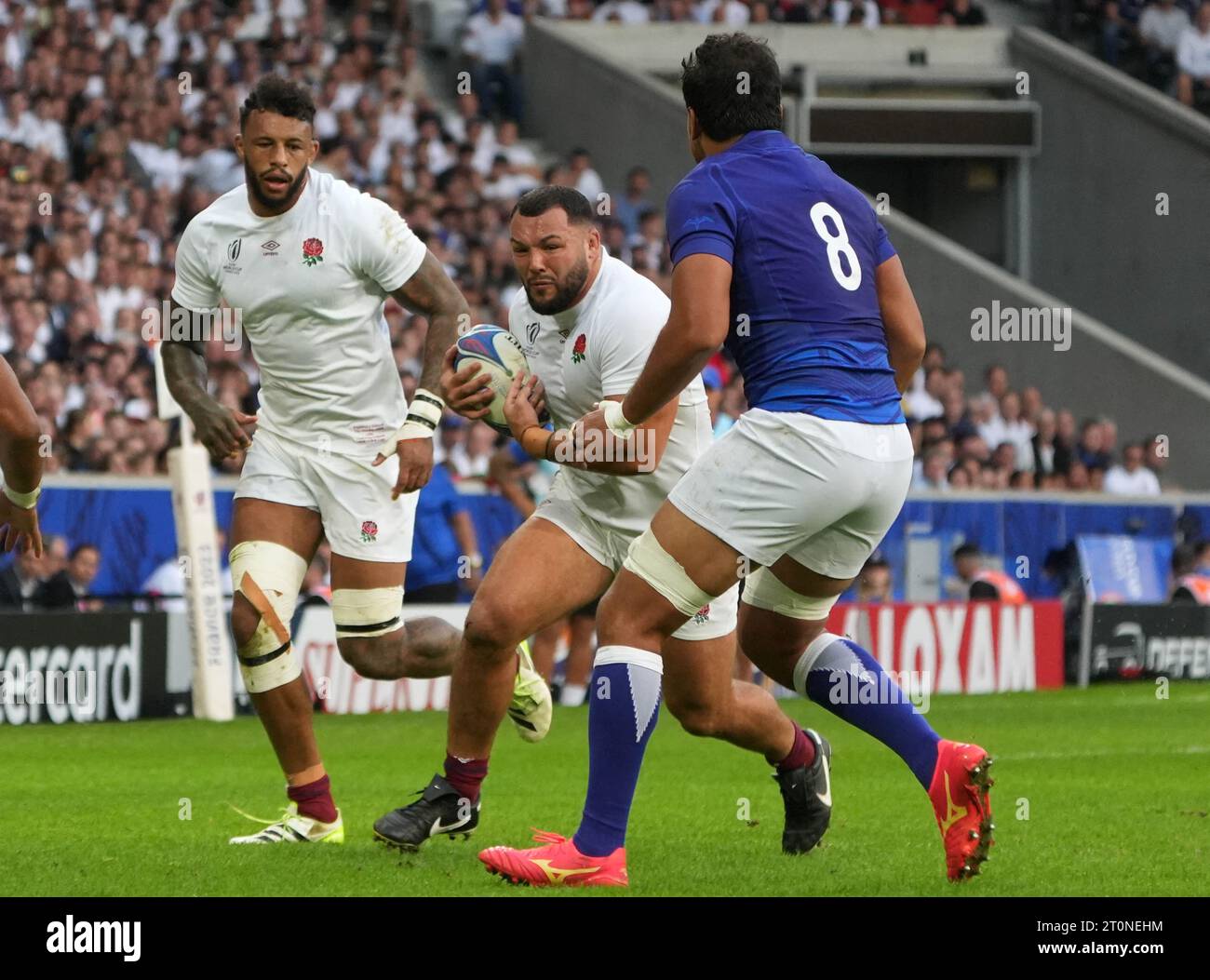 Lille, France. 07th Oct, 2023. Ellis Genge and Courtnay Lawes of ...