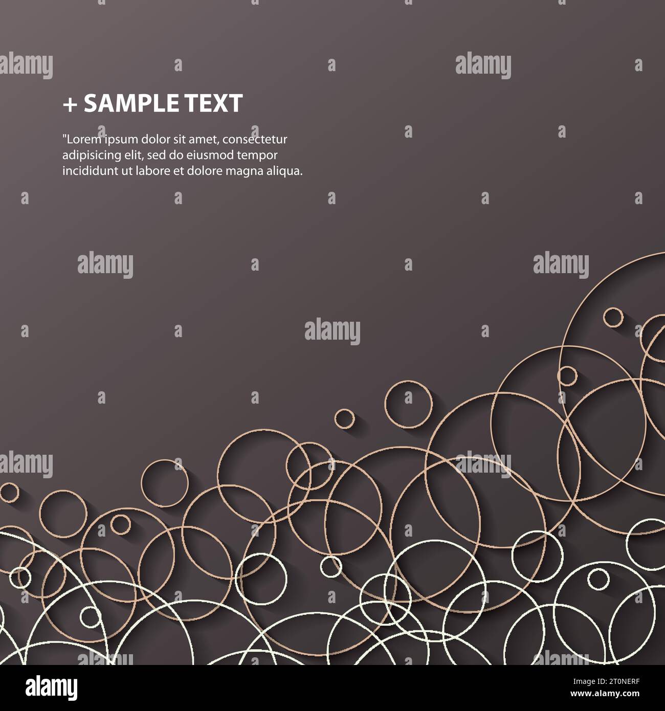 Circles - Abstract Background Design Template Stock Vector Image & Art - Alamy
