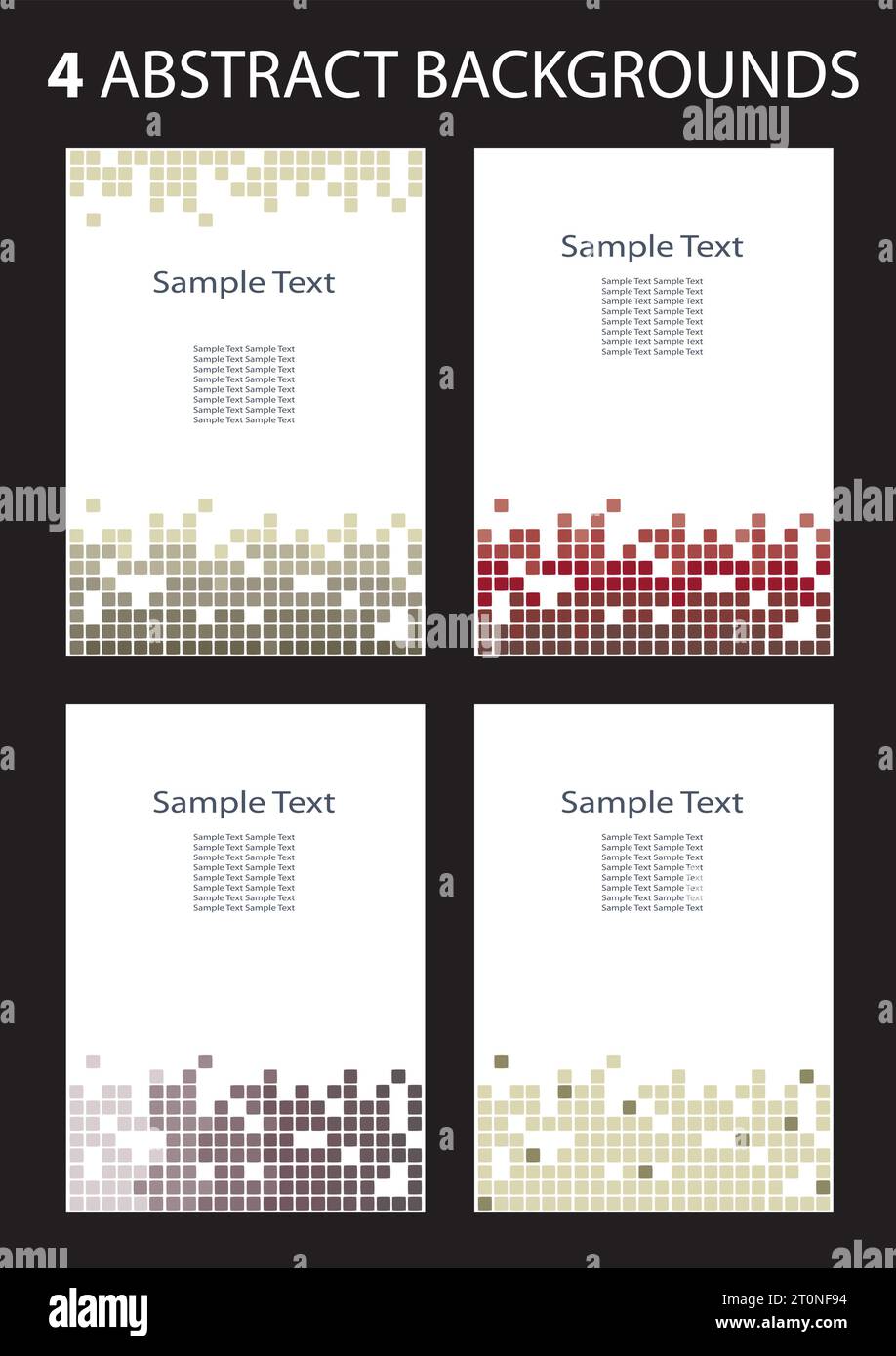 4 Abstract backgrounds Stock Vector Image & Art - Alamy
